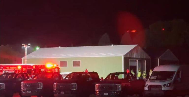 Smoke visible at Geneseo dealership