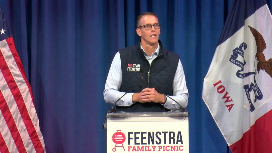 Rep. Feenstra backs Trump at annual family picnic fundraising event