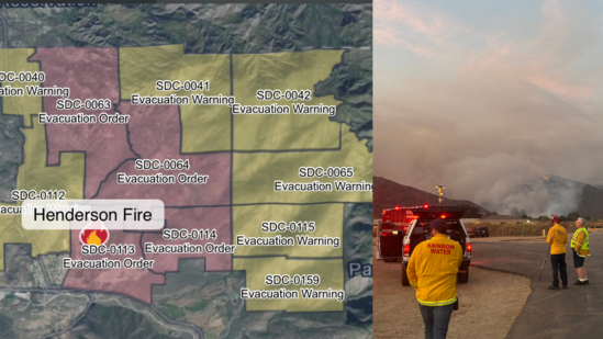 Henderson Fire map and evacuation updates: Smoke reaches Temecula as ...
