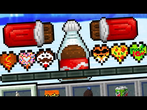 Minecraft but junk food spawns as hearts