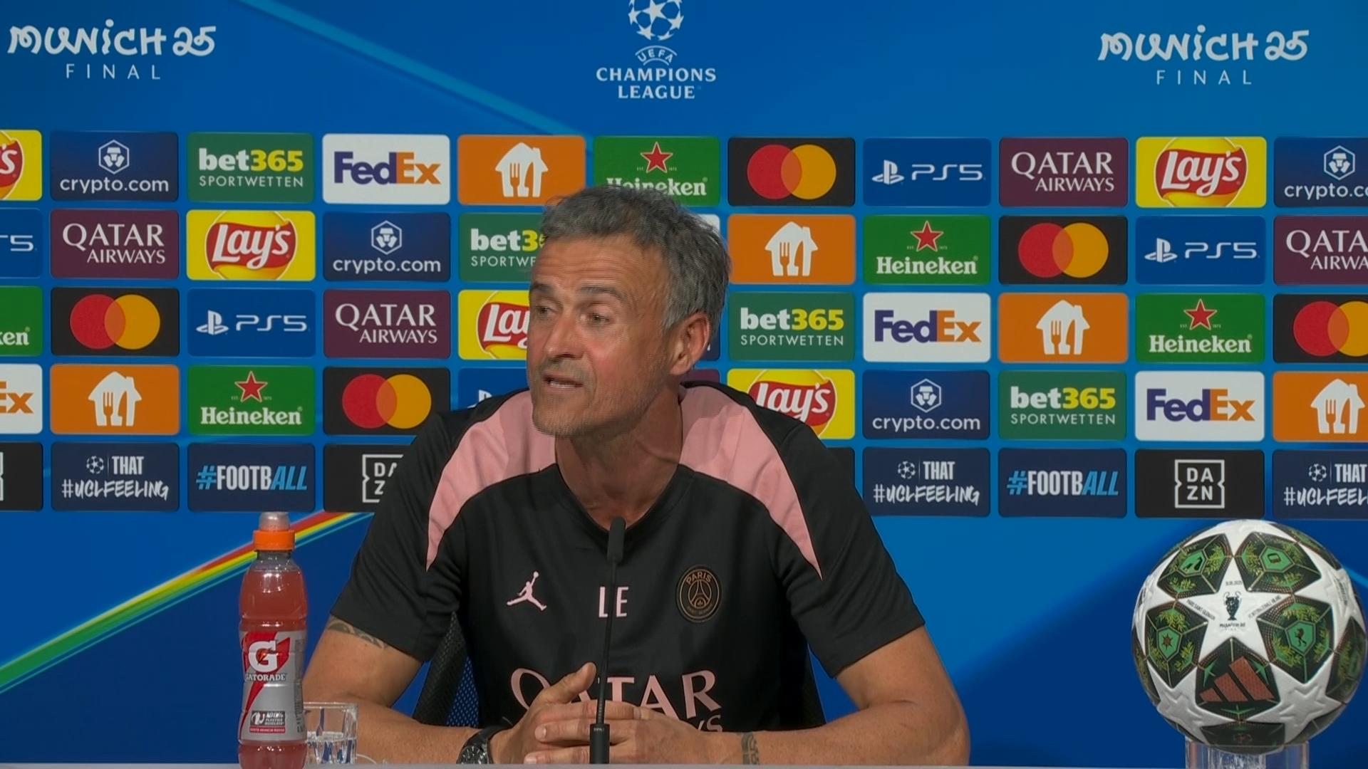 'I am here to make history' - Luis Enrique ahead of UCL final versus Inter