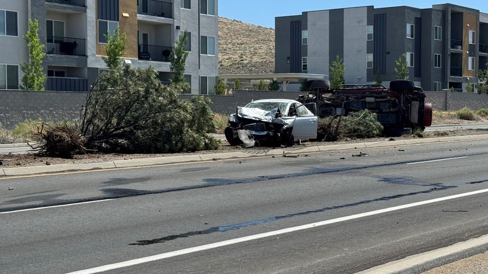 Three hospitalized after crash on Vista Boulevard in Sparks