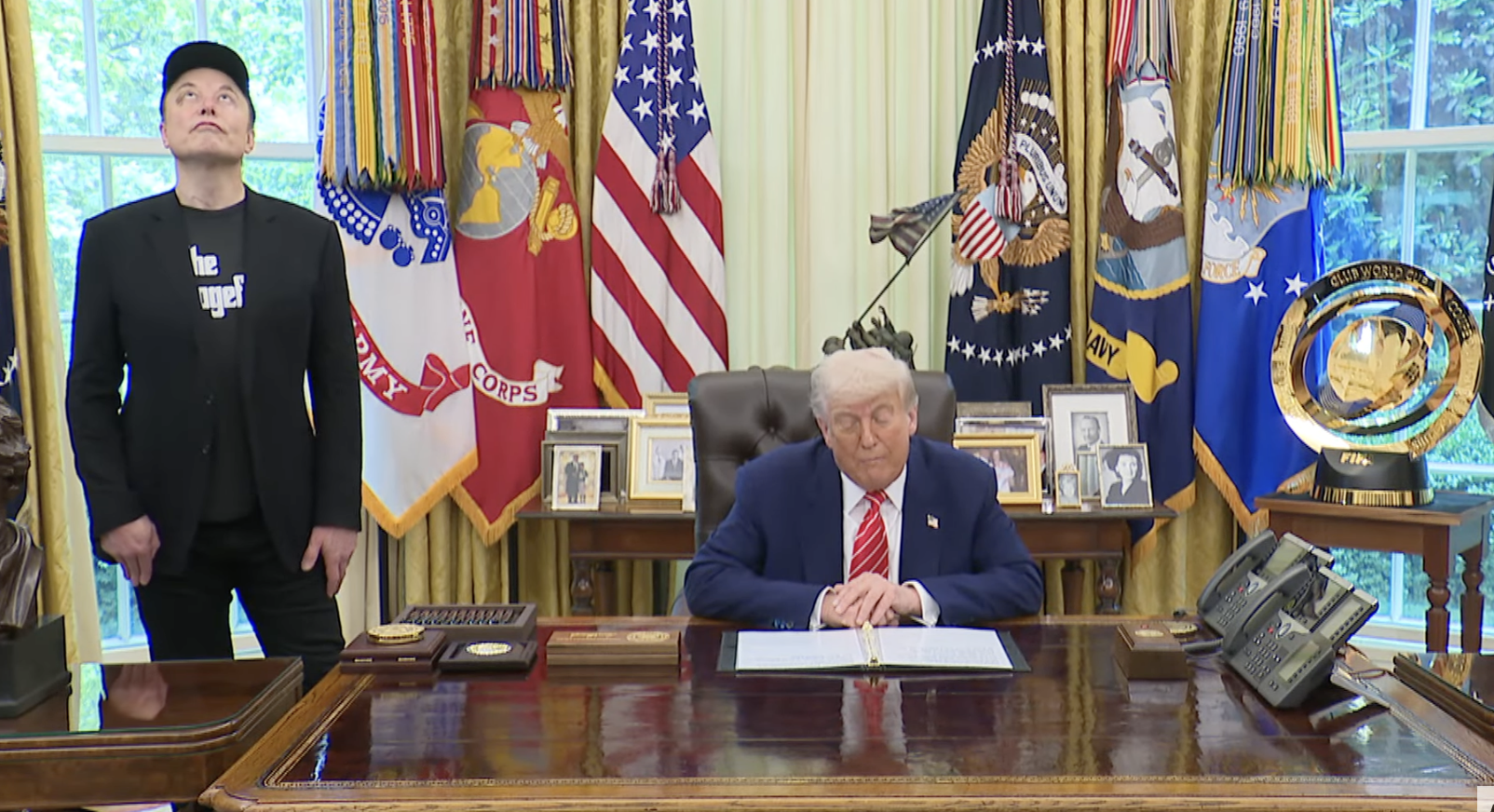 Trump sends Musk from White House with gold key as they talk Diddy ...