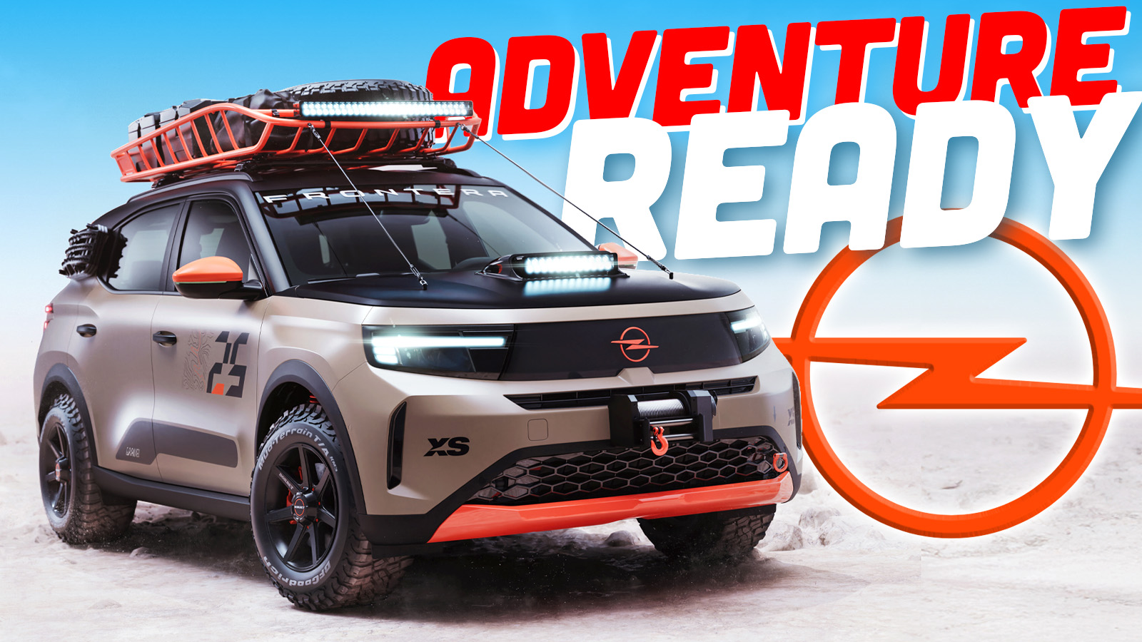 The Safari-Style Opel Frontera Gravel Concept Feels Strangely Likeable