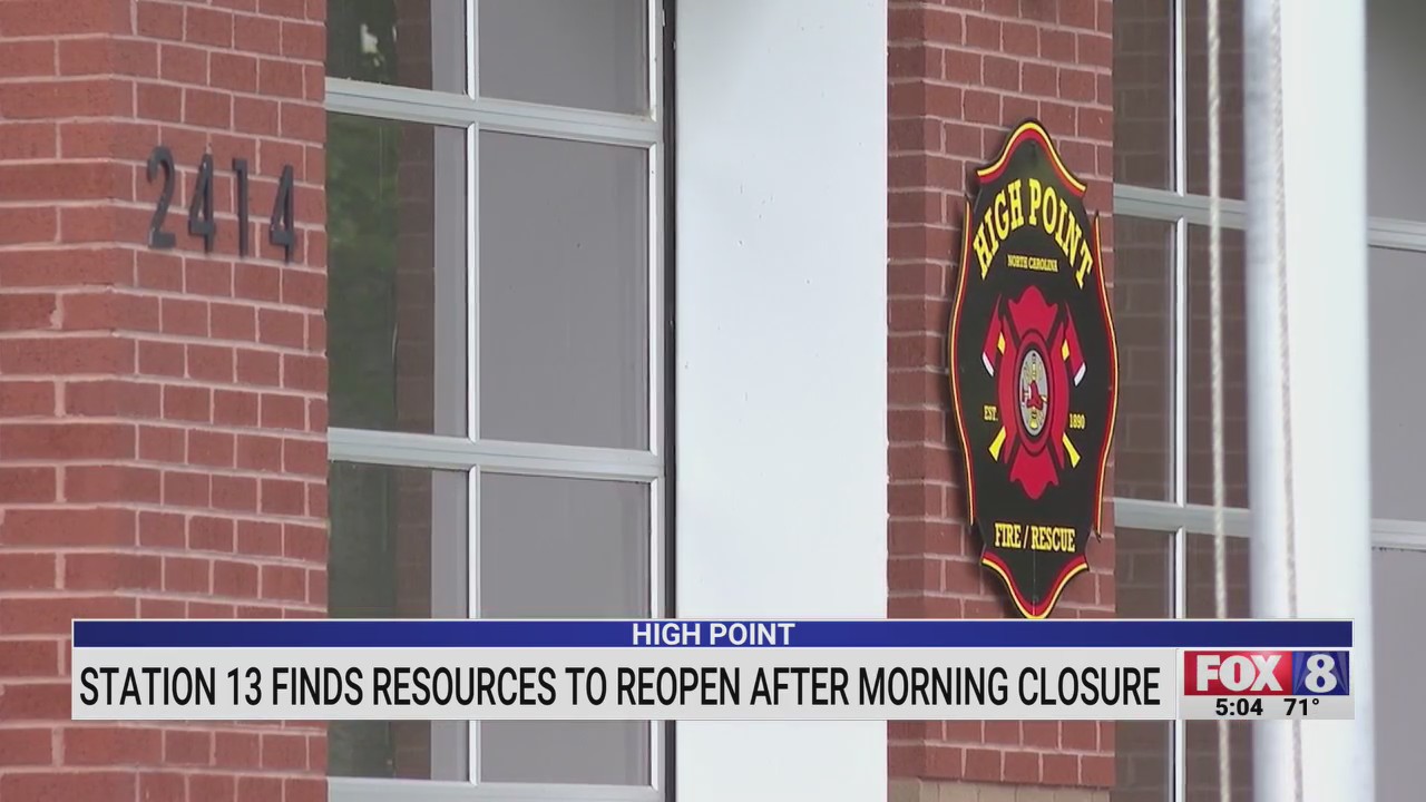 High Point fire station finds resources to reopen after morning closure