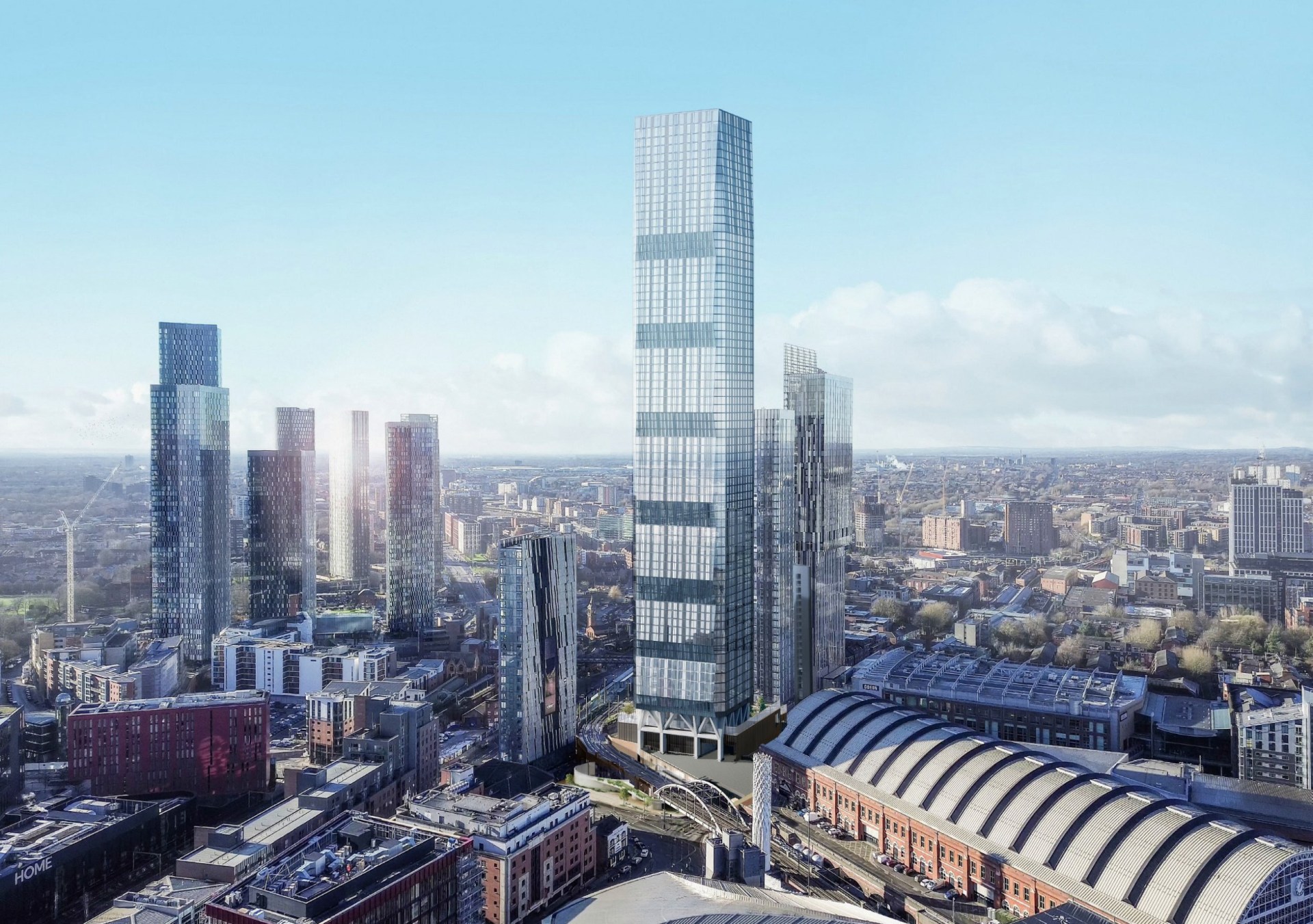 Plans for UK's tallest skyscraper outside London get the go ahead on ...