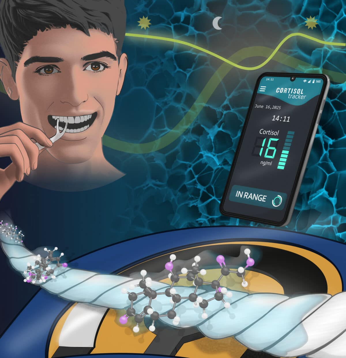 This ‘Smart’ Dental Floss Can Also Detect If Your Stress Level Is Too High