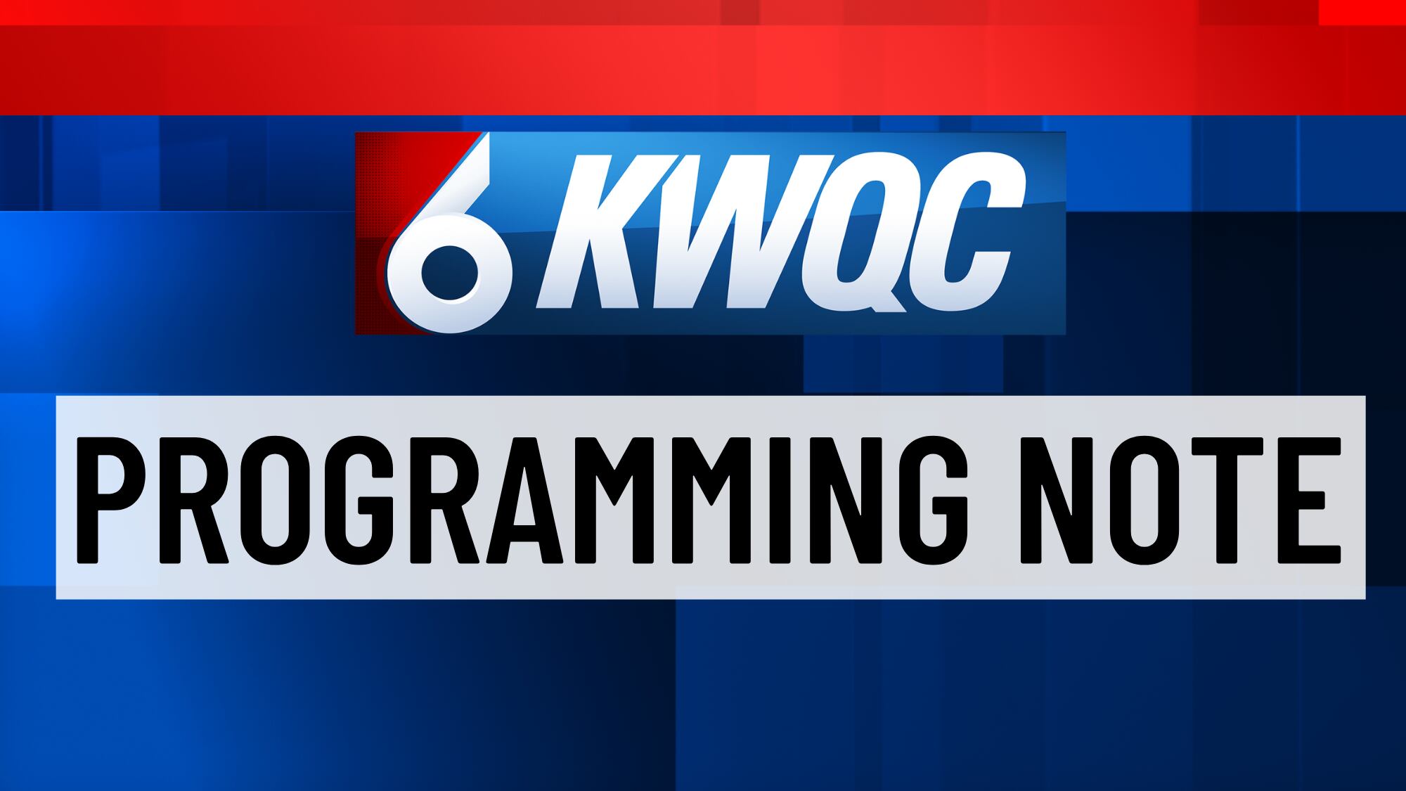 PROGRAMMING NOTE: MLB on KWQC