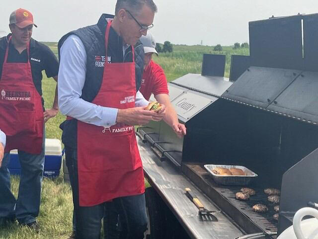 Feenstra stresses Trump as he prepares campaign for governor