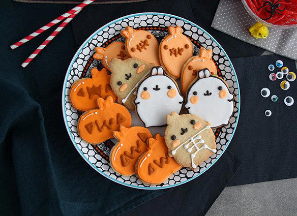 Halloween Molang cookies