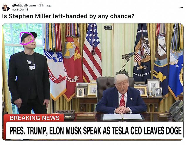 Elon Musk black eye sparks rumor over Stephen Miller's wife as she ... Elon Musk black eye sparks rumor over Stephen Miller's wife as she ...