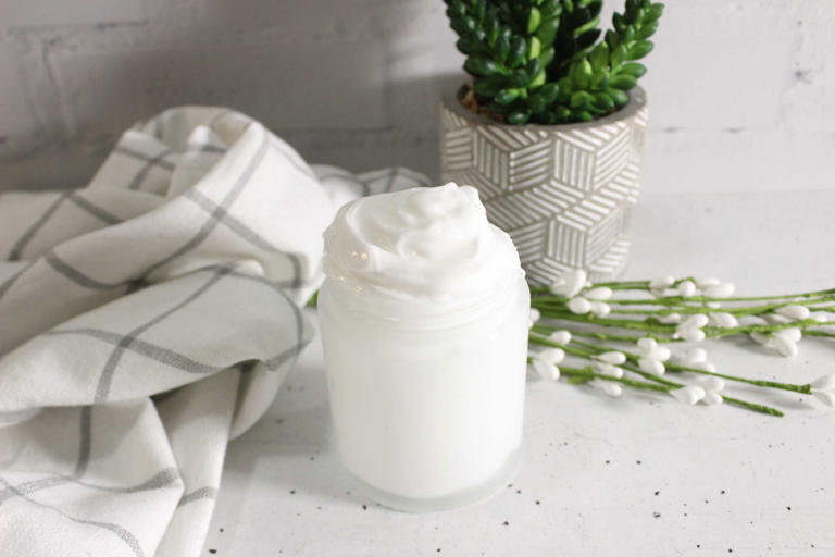 DIY tallow and castor oil face cream