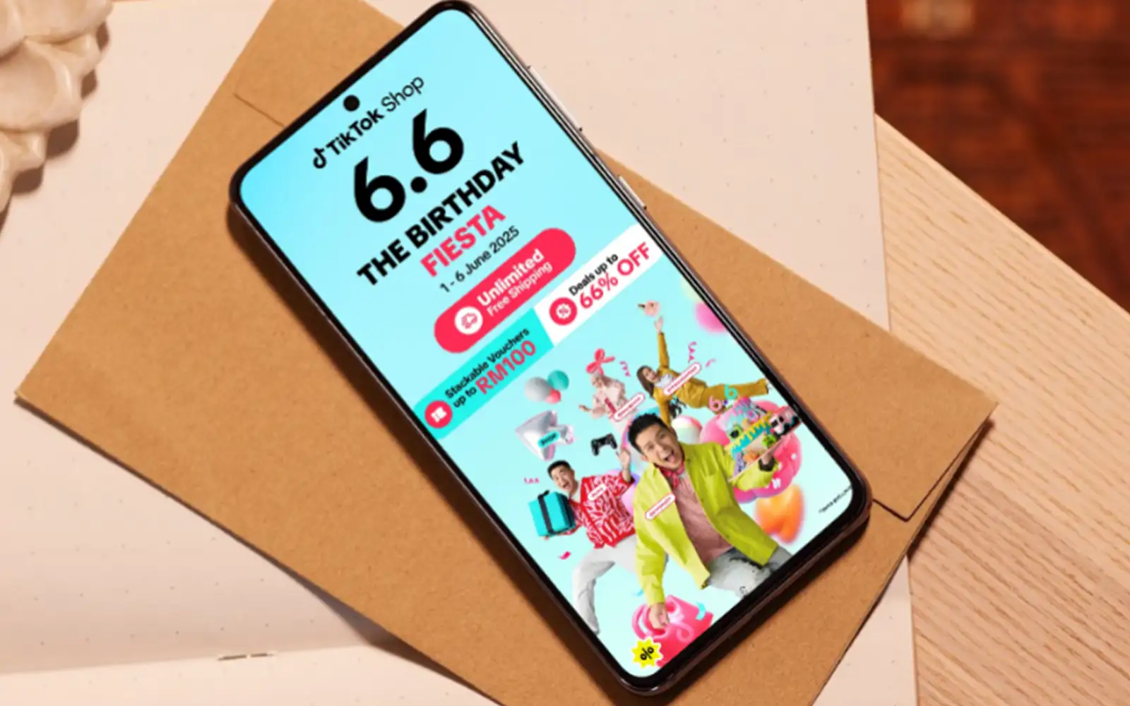 TikTok Shop 6.6 Birthday Fiesta offers exciting deals, livestreams