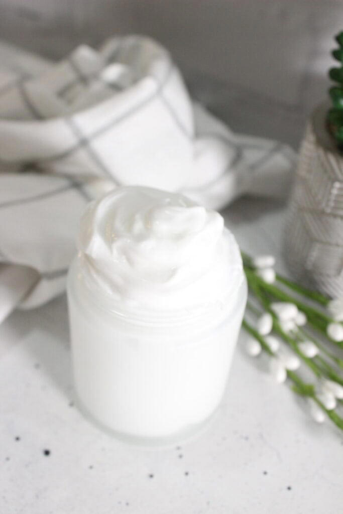 DIY tallow and castor oil face cream
