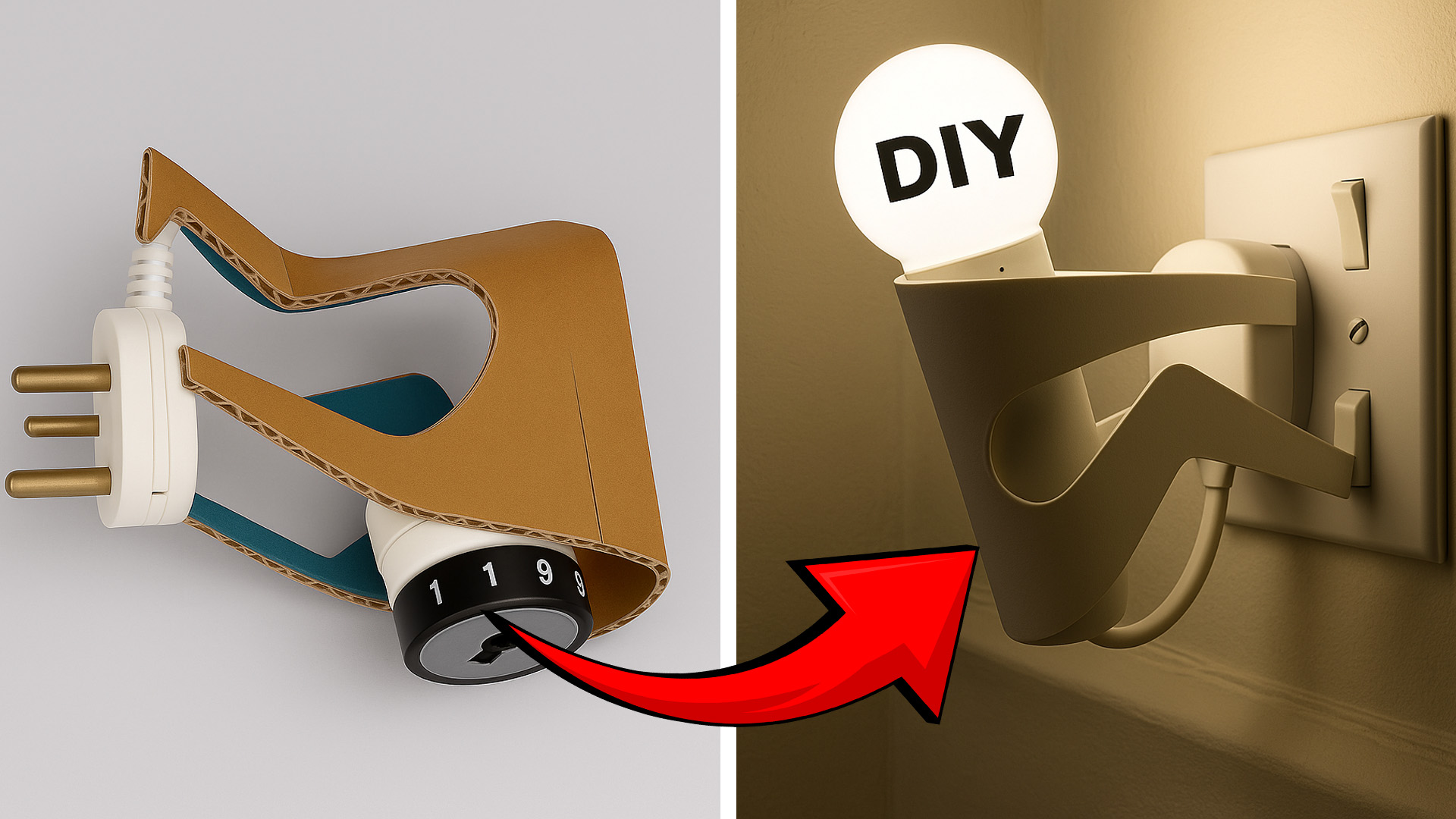 Stylish DIY Night Lamp | Best Out of Waste Reuse Craft Idea