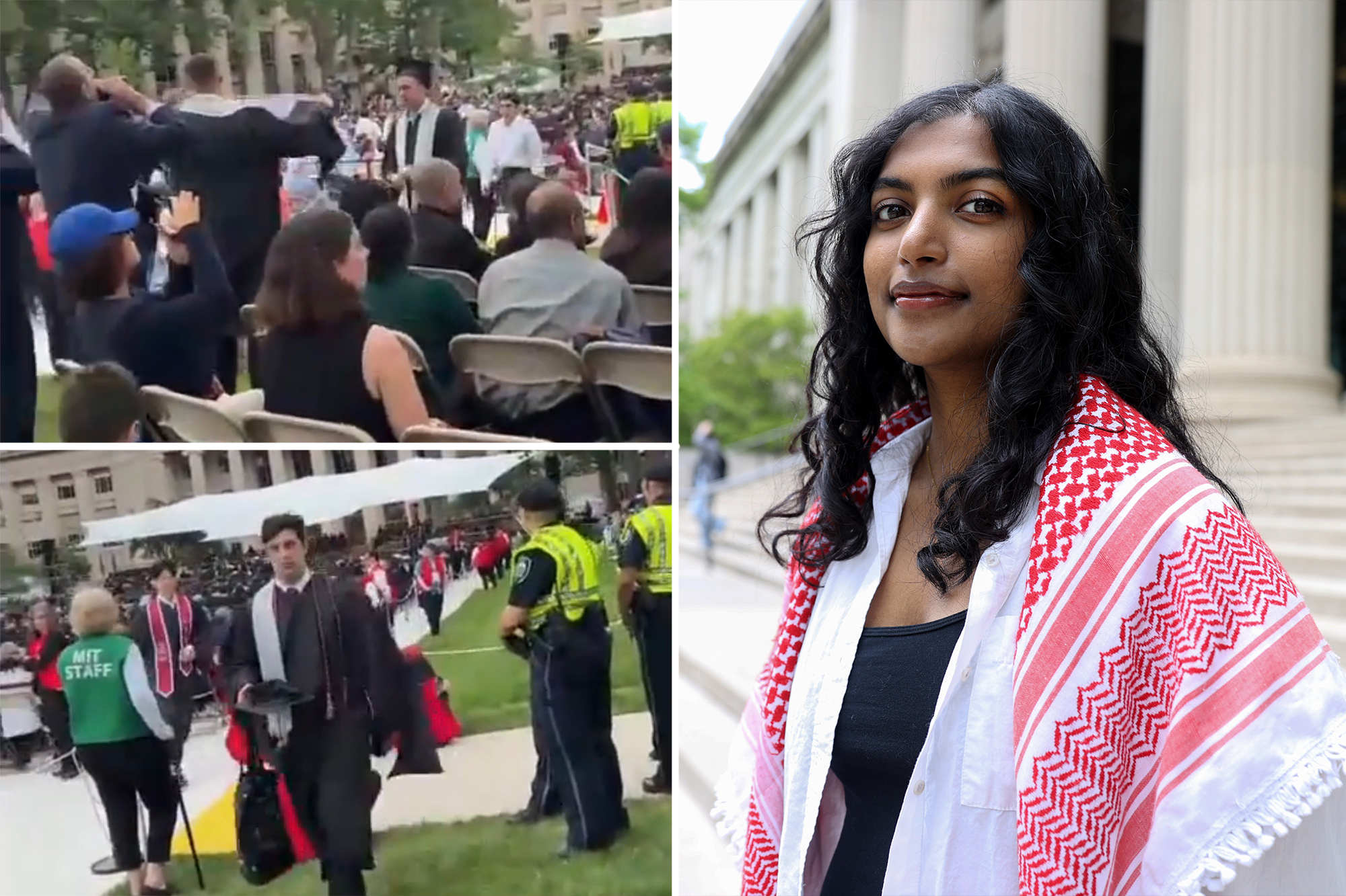 Jewish students storm out of MIT commencement after class president ...