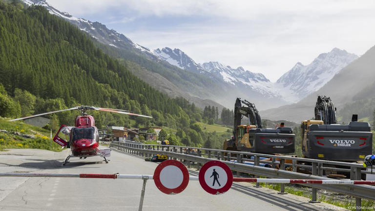 Inside the Swiss valley partially swallowed by a glacier