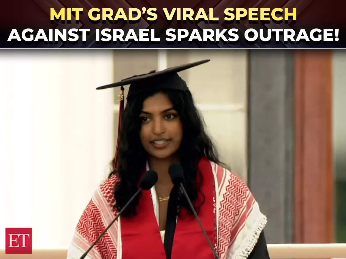 MIT student Megha Vemuri torches Israel ties in viral grad speech: 'Won ...
