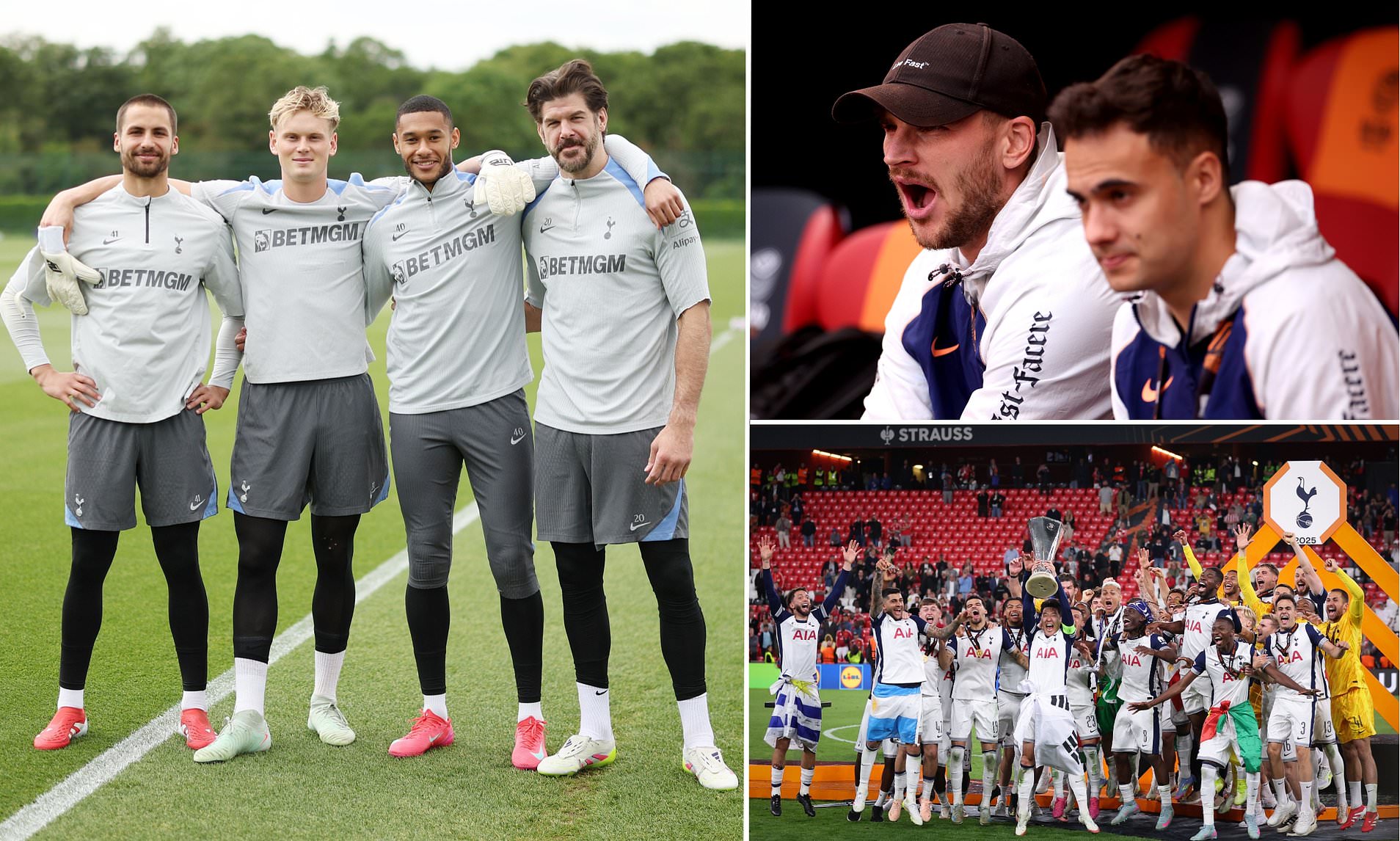 Tottenham confirm four summer departures, including two goalkeepers and ...