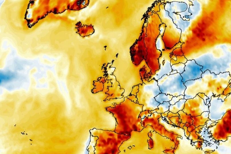 Ireland weather map turns red as Met Eireann makes call on return of ...