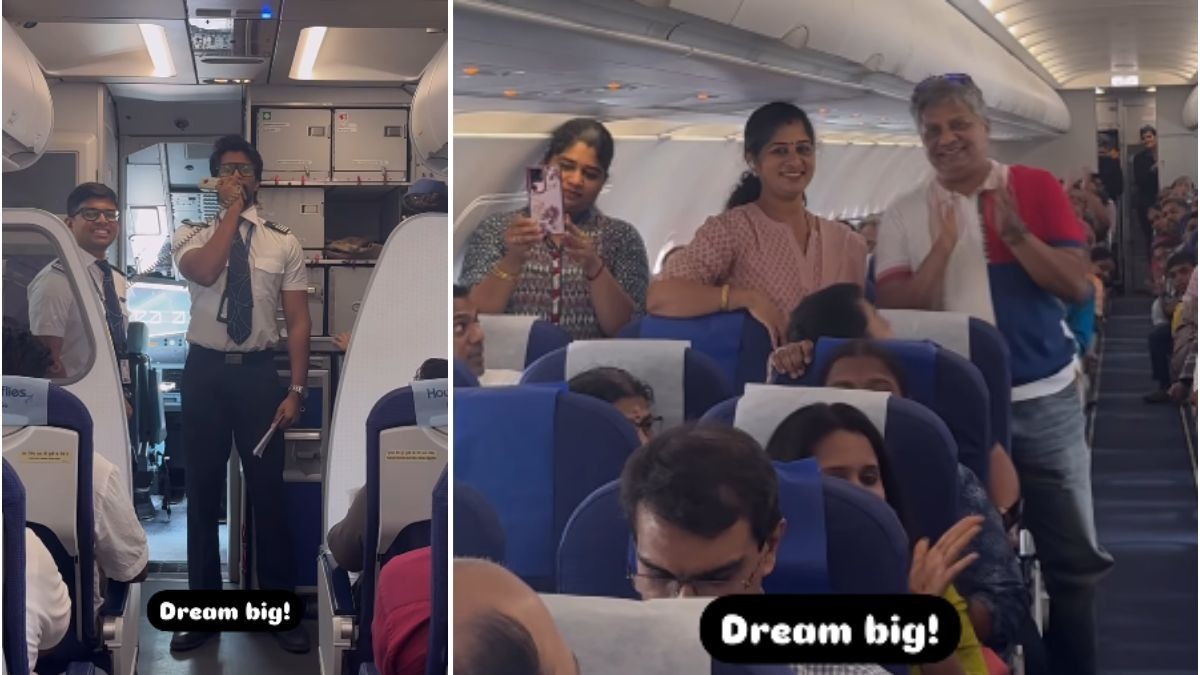 IndiGo pilot shares colleague's emotional video with parents as he ...