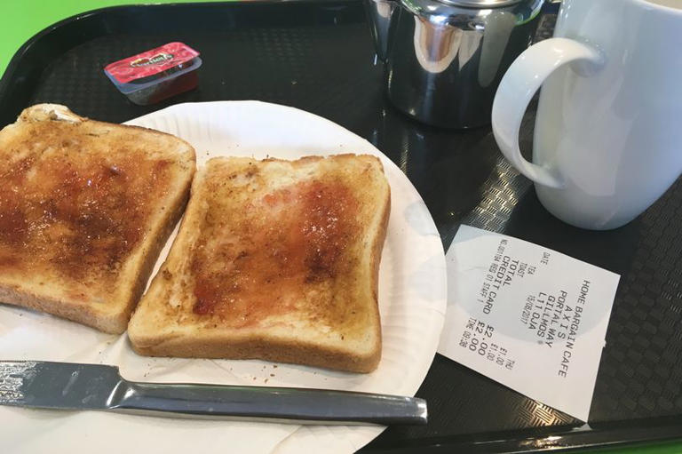 'Grumpy' foodie heads to Home Bargains' new cafe and gives verdict on ...