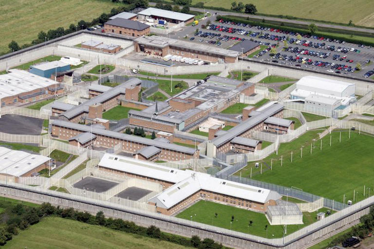 Two arrested after drone spotted flying over Midlands prison