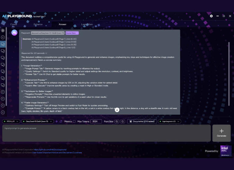 How to Use Intel AI Playground Effectively and Run LLMs Locally (Even Offline)