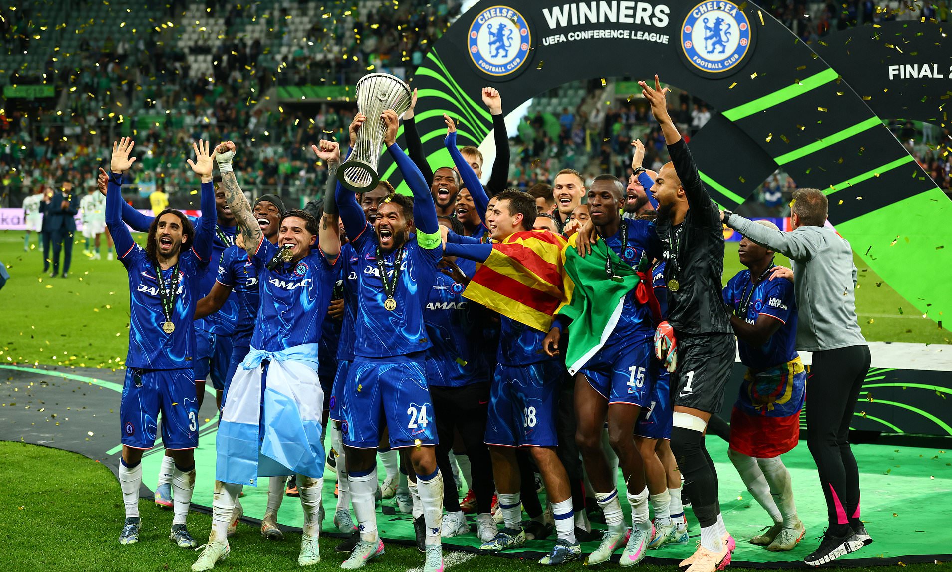 Chelsea make major medal decision following their Conference League triumph - as Enzo Maresca ...