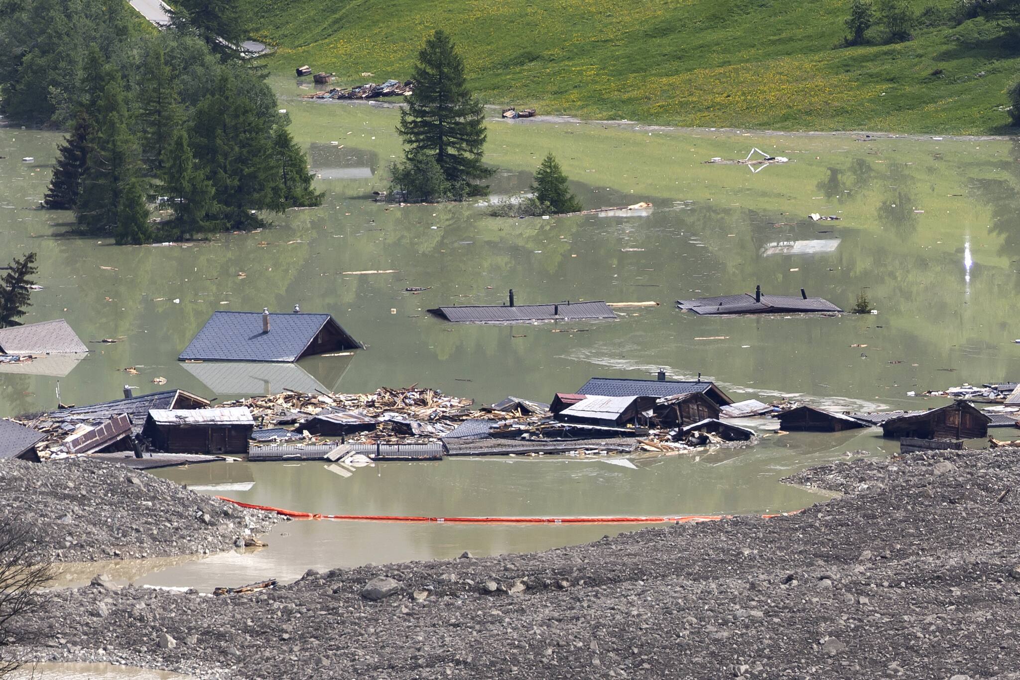 Sorge vor Regen im Katastrophengebiet Lötschental