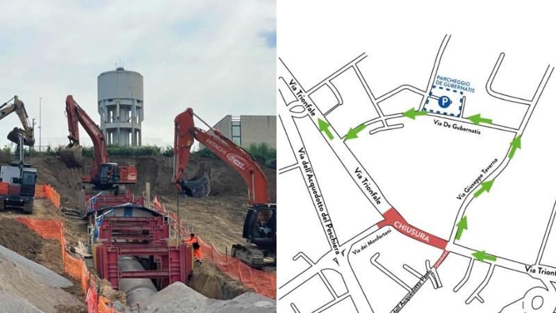 Via Trionfale chiusa per i lavori Acea: da giugno cantiere h24 per la ...