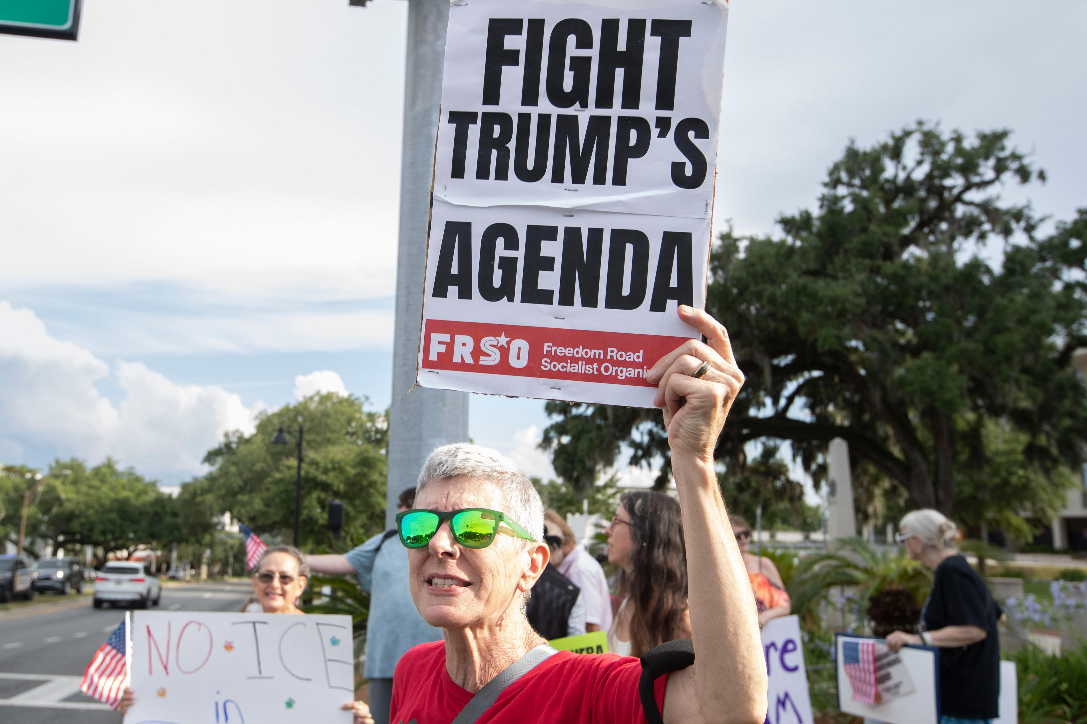 Florida protest rights, limits under the First Amendment