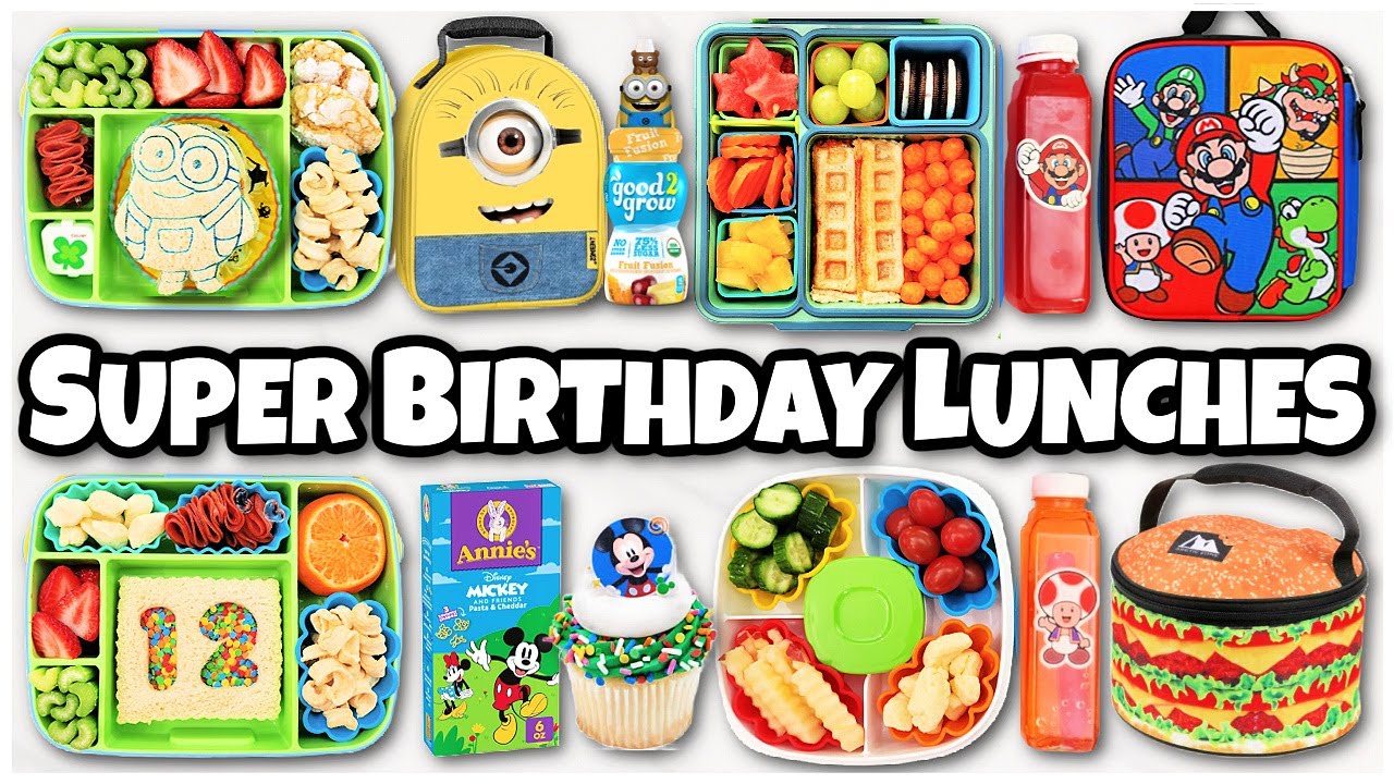 These birthday lunches will blow your mind! 😋
