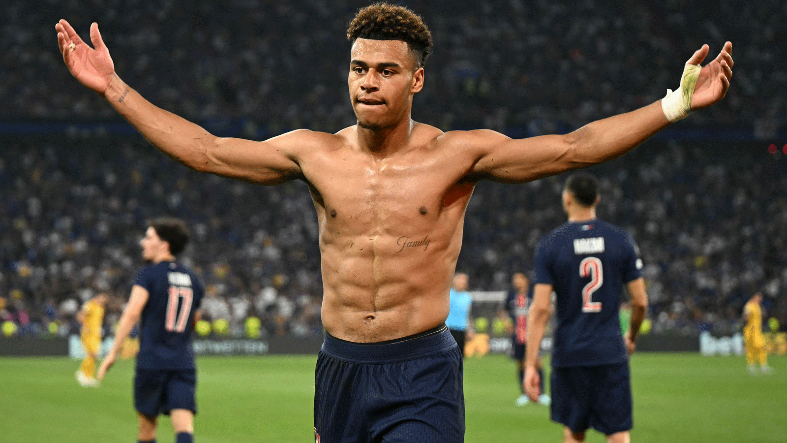 Doue smashes records and matches Ronaldo as PSG win UCL
