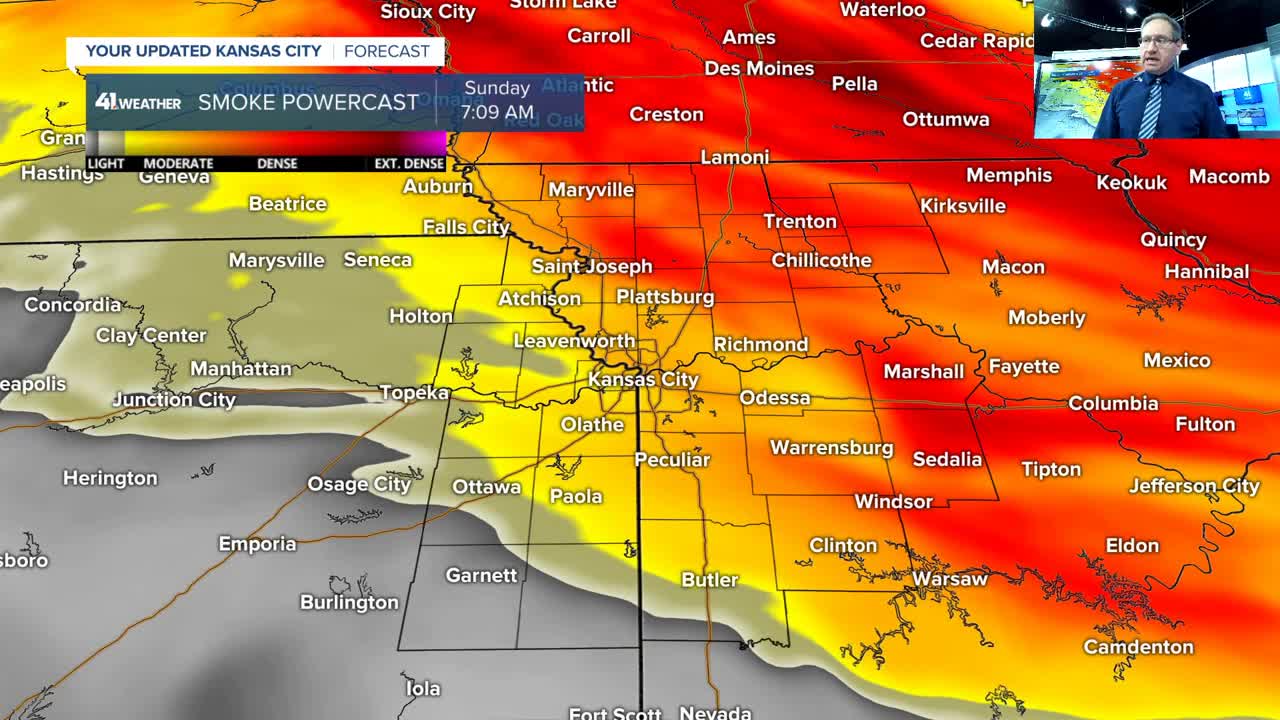 KSHB 41 Weather Blog | Tracking Smoke and Thunderstorm Chances