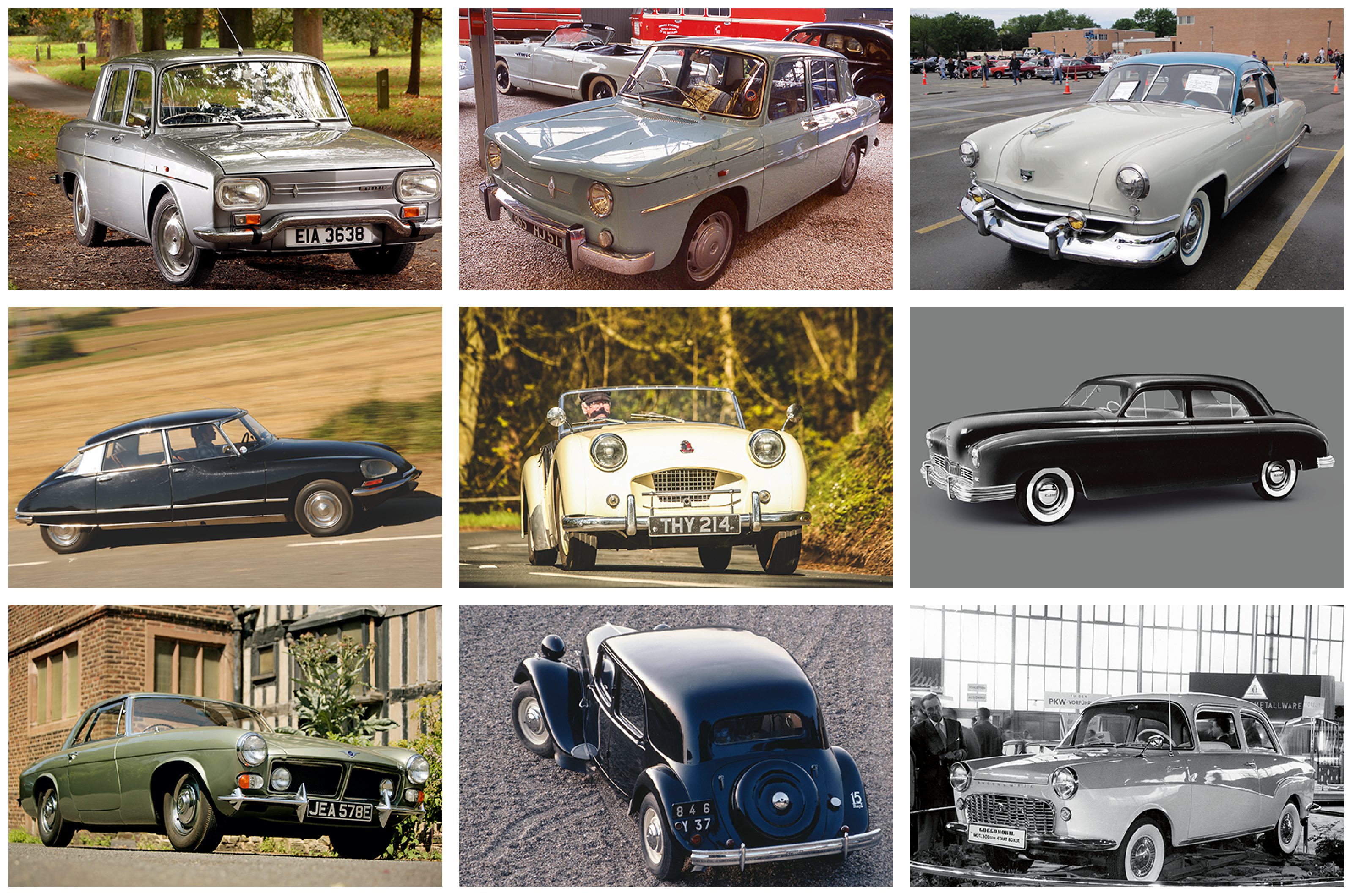 10 last-minute classic car designs
