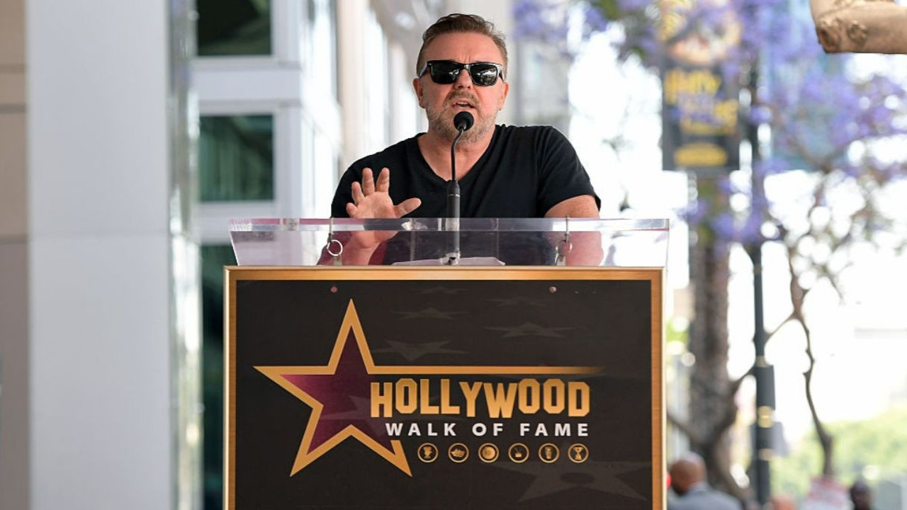 Ricky Gervais Honored with Walk of Fame Star, Sparks Controversy with ...