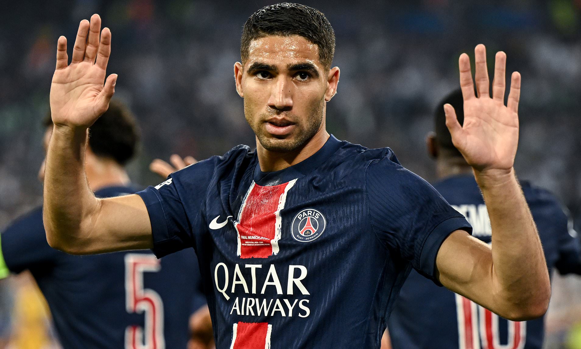 Fans shocked by Achraf Hakimi's surprise act after scoring in the ...