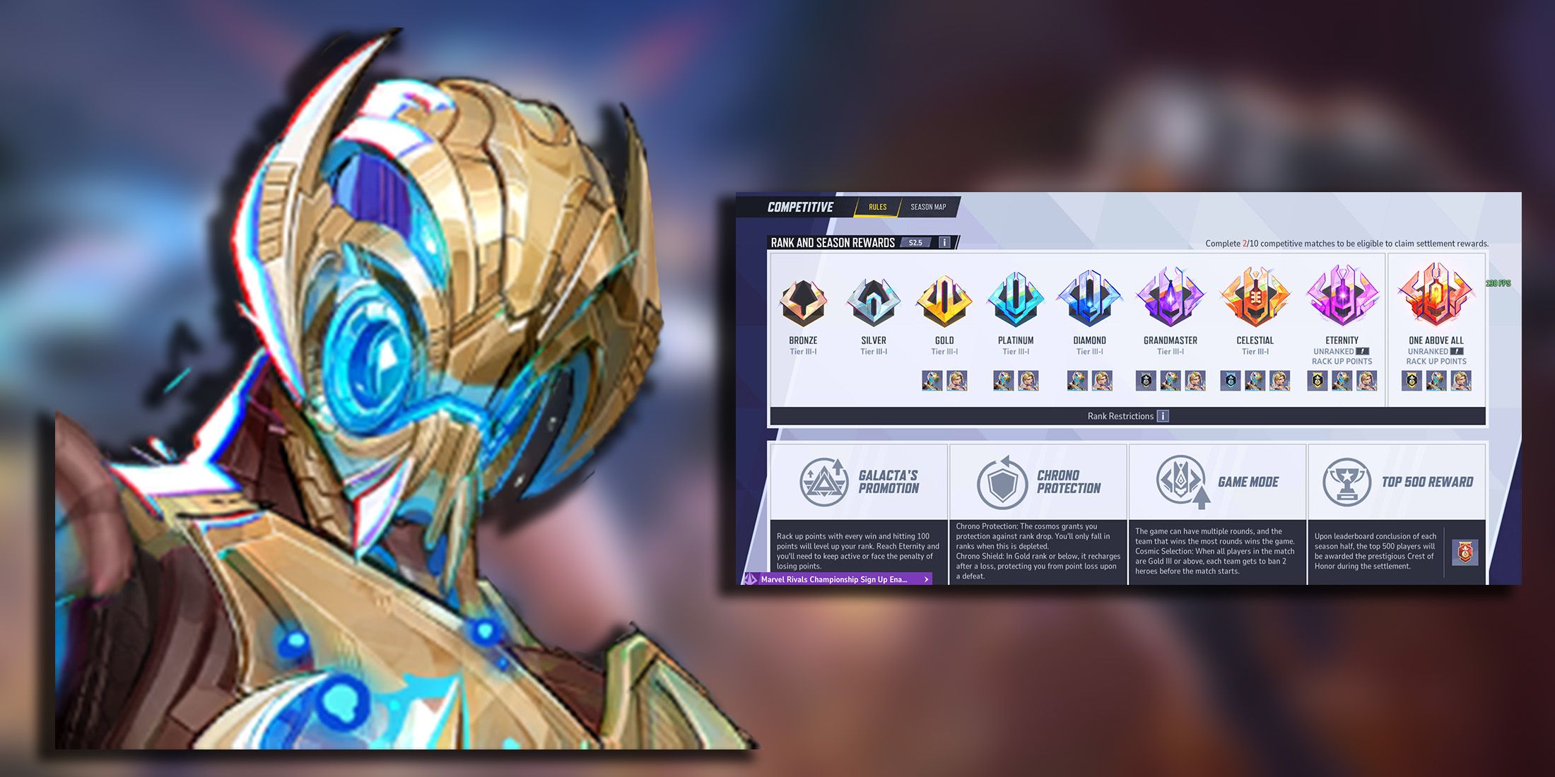 All Competitive Rank Rewards In Marvel Rivals Season 2.5