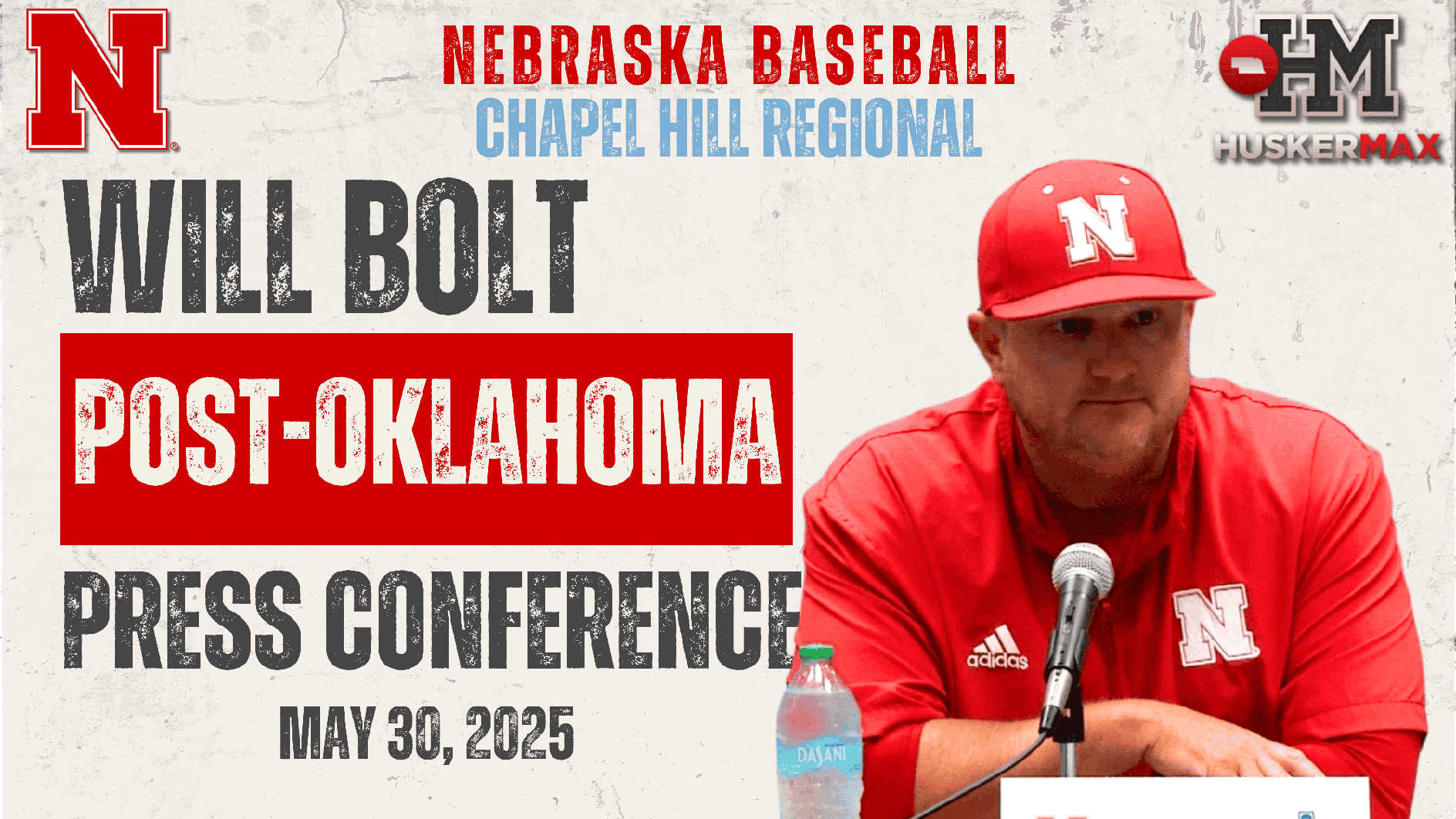 Nebraska Baseball Coach Will Bolt - Post Oklahoma Chapel Hill Regional