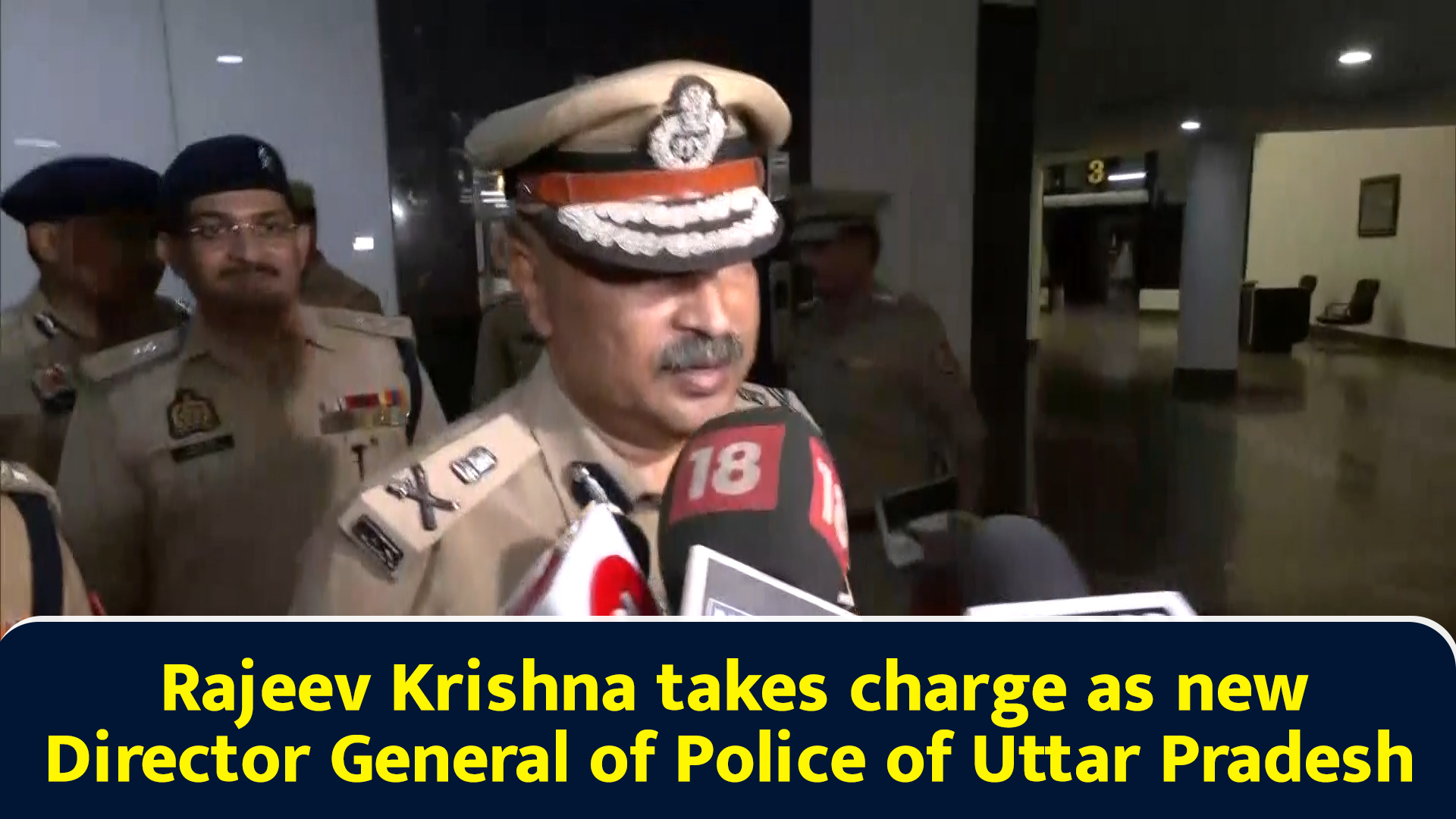Rajeev Krishna takes charge as new Director General of Police of Uttar ...