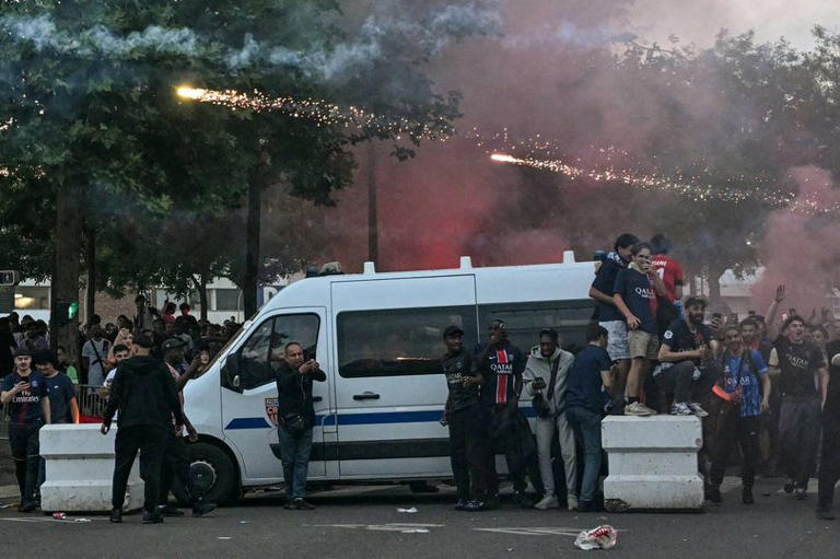 Hundreds of Paris Saint-Germain fans arrested after riots and fires ...