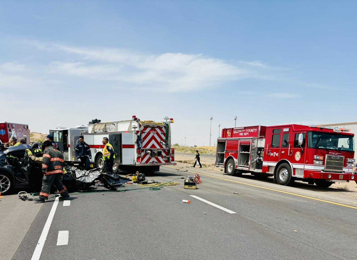 Head-on collision in Belen critically injures woman