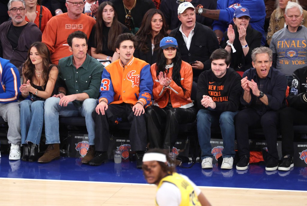 Timothée Chalamet, Kylie Jenner take in Knicks-Pacers Game 6 after ...