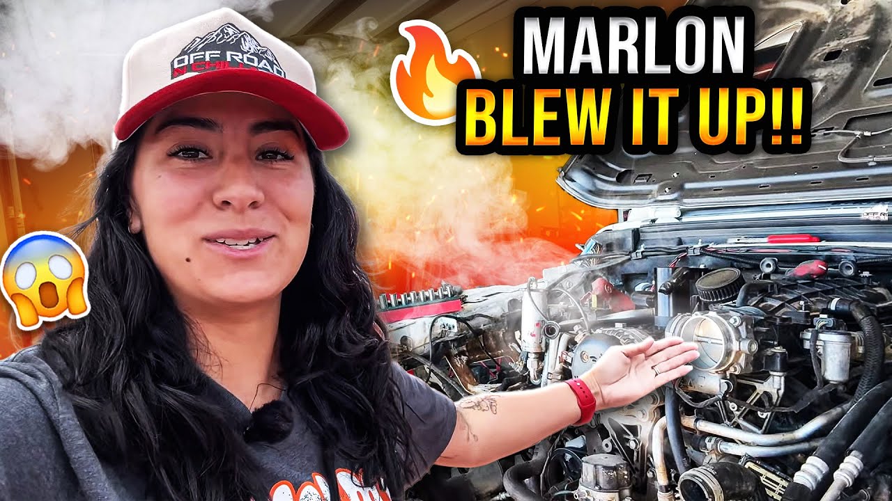 It FINALLY happened… Marlon BLEW UP his engine in the Jeep!