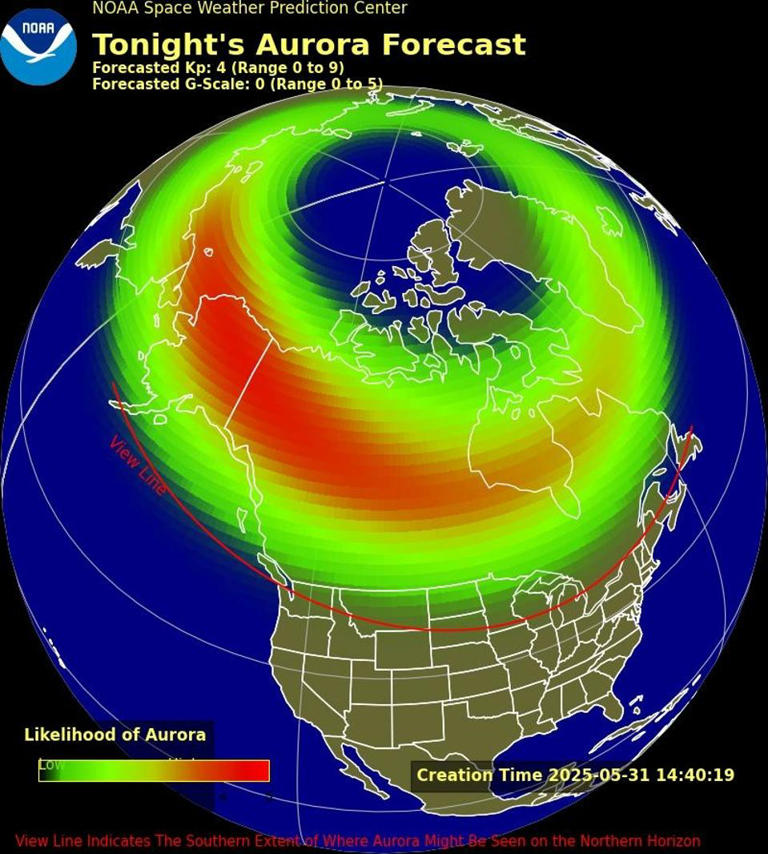 Northern Lights Forecast: These 10 States Could See Aurora Borealis Tonight