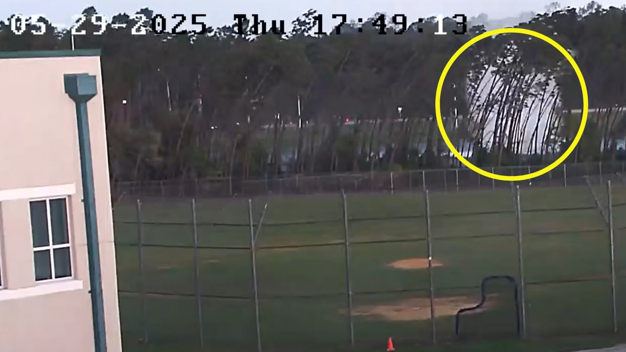 Video: Tornado captured on Florida school district camera sweeping ...