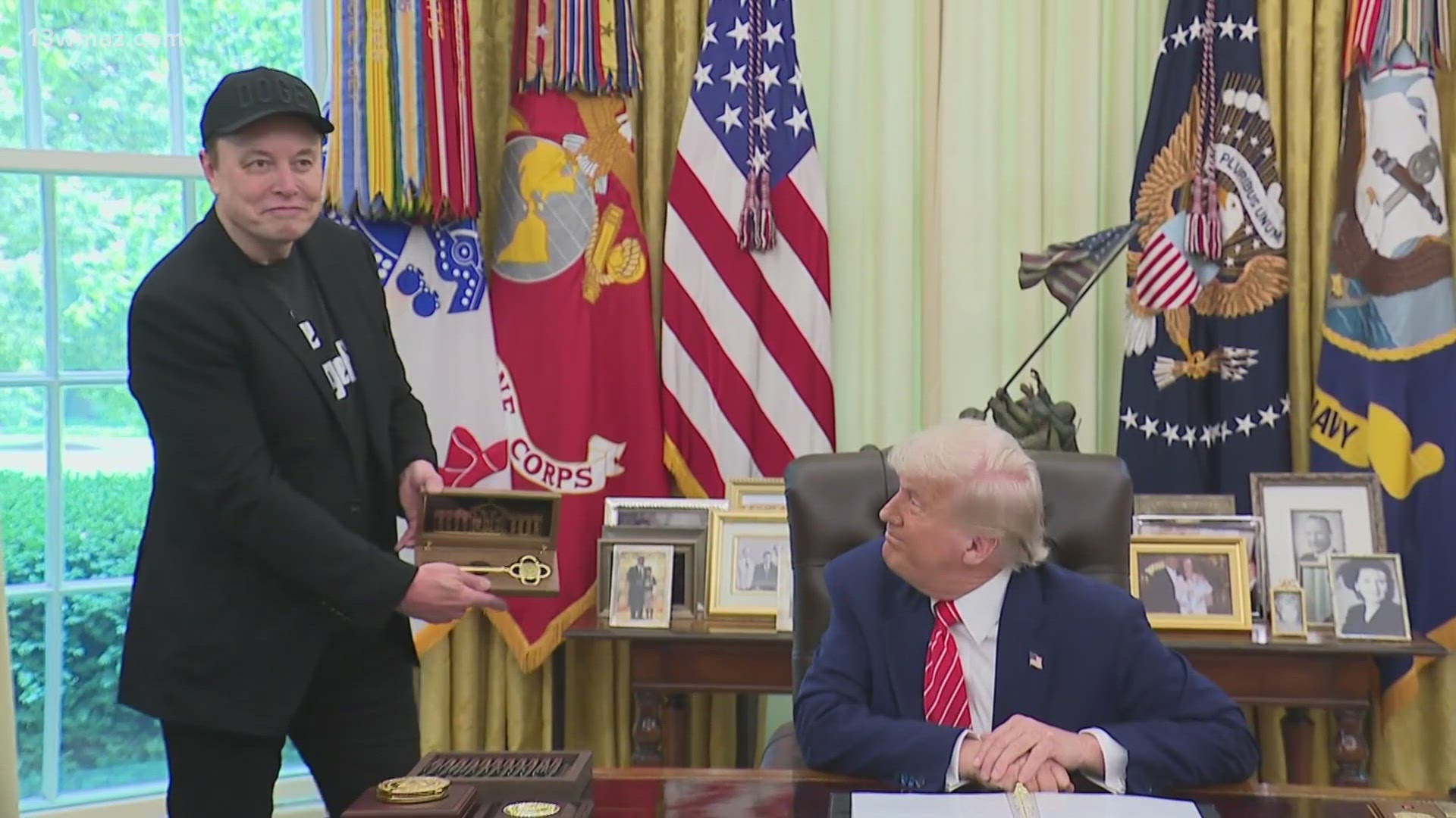 Trump gives Elon Musk key to the White House, as the President credits ...