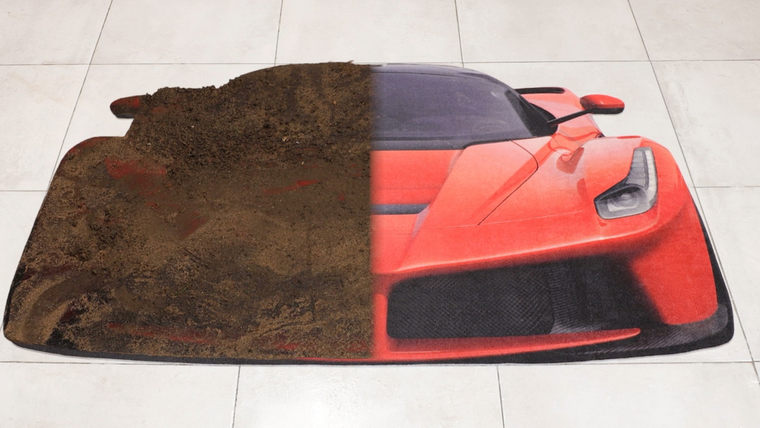 Satisfyingly Clean: Stained Rug Revived