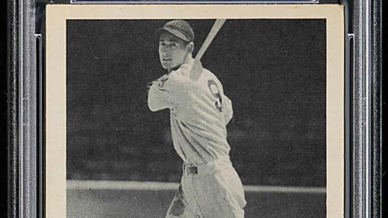1939 Play Ball Ted Williams Rookie Recently Sold for $9,600